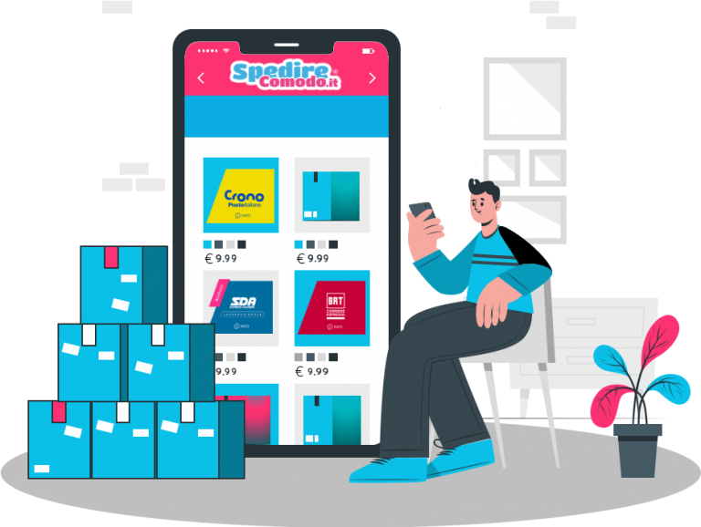 Spediamo | SpedireComodo | Spedire un pacco con Sconti 70%